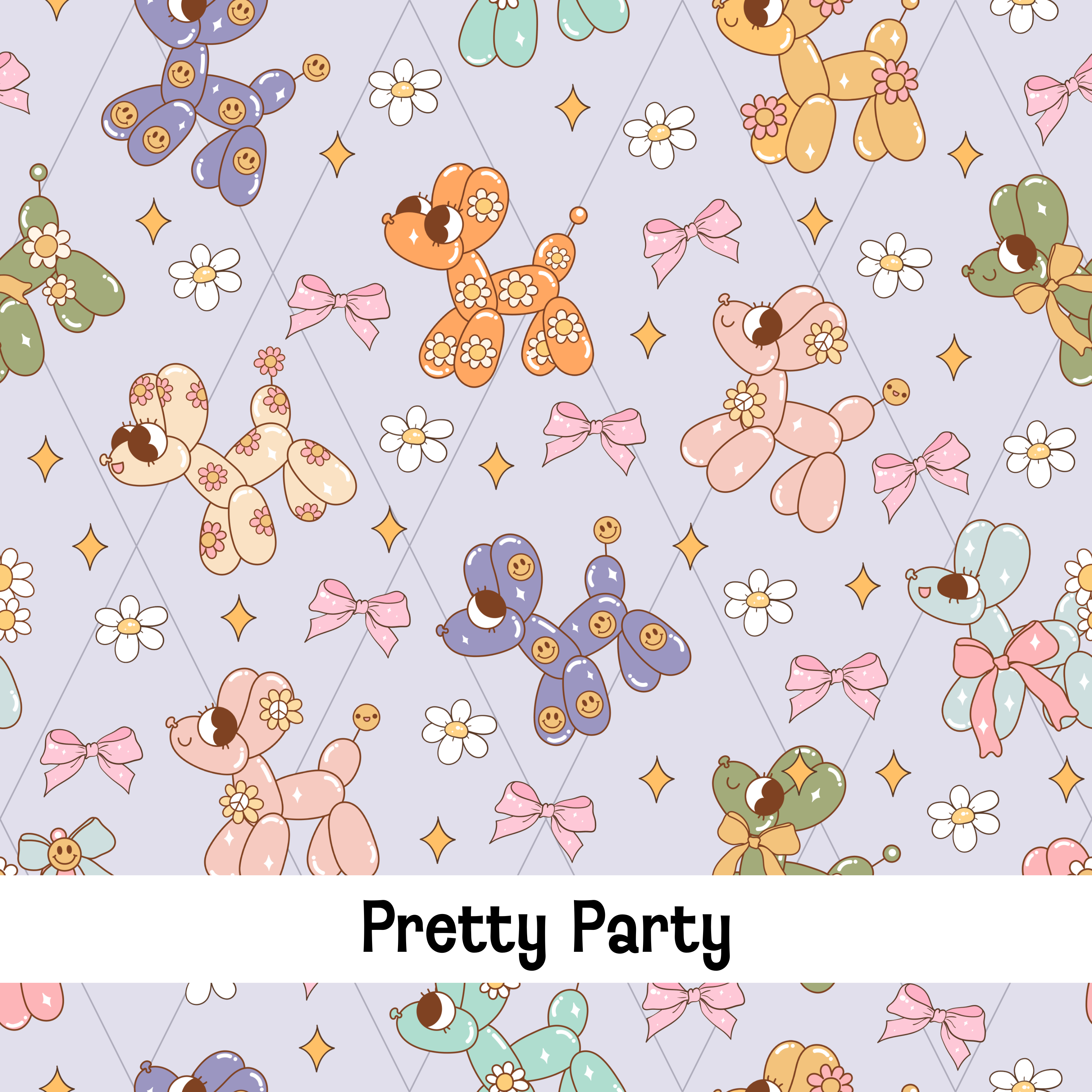 Pretty Party Custom Dog Apparel | Soft Spring Design | Balloons – Mon ...